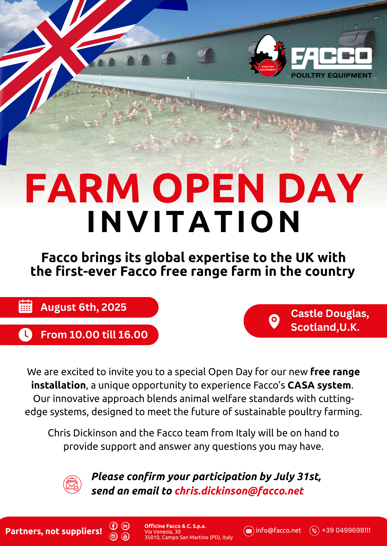 FACCO | Poultry Equipment - FACCO OPEN FARM